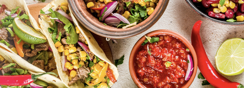 Delicious food from our menu